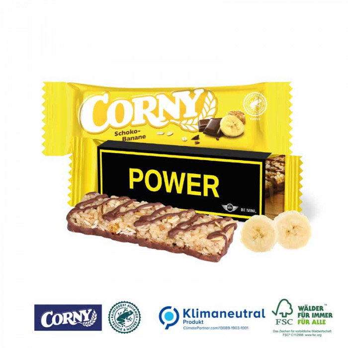 CORNY Riegel, Klimaneutral, FSC®