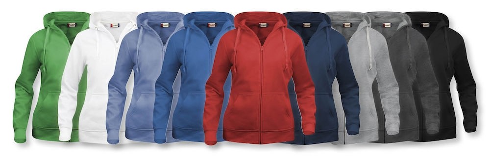 Basic Hoody Full Zip Ladies - Clique