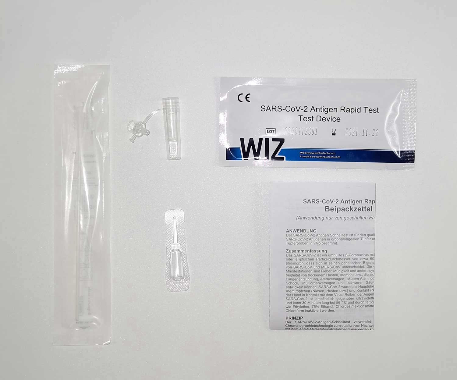 Schnelltest SARS CoV-2 Antigen Rapid Test | zur Laienabgabe