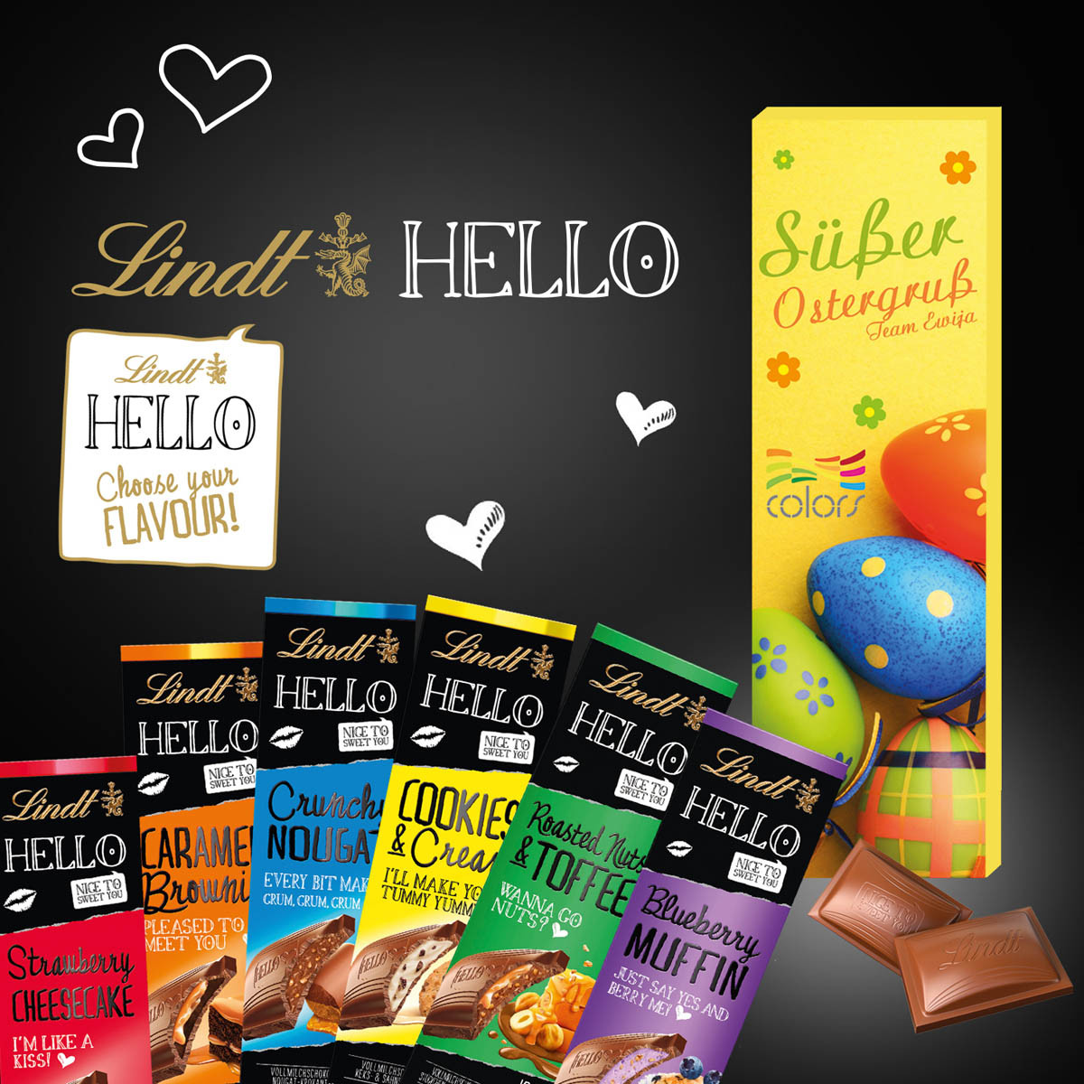 Schokolade von Lindt HELLO Schokolade von Lindt HELLO