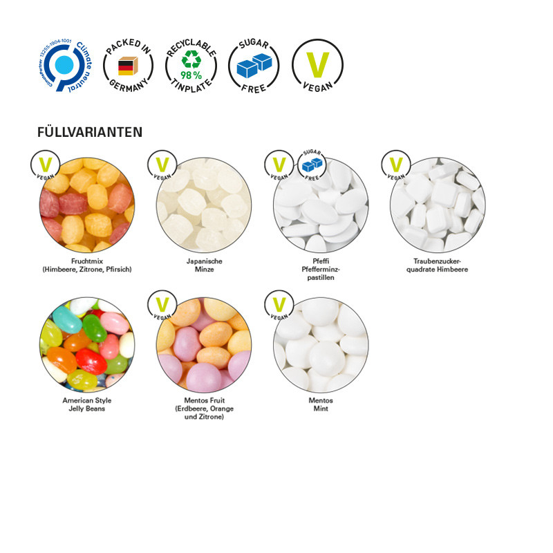 Dose Quadratisch, Mentos Kaudragees