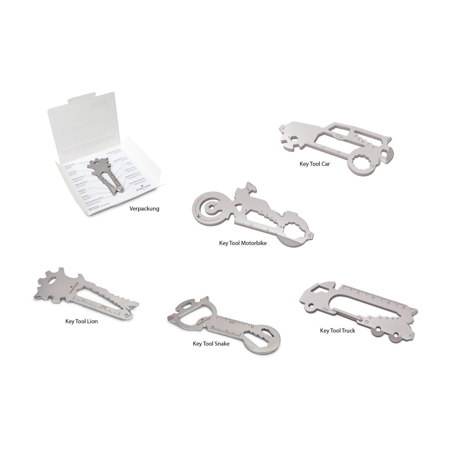 Key Tool Snake – 18 Funktionen